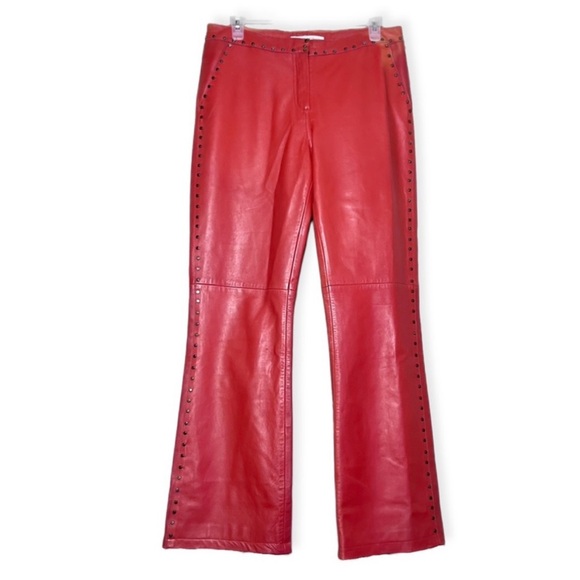 Vakko | Pants & Jumpsuits | Vakko New York Studded Leather Pants | Poshmark